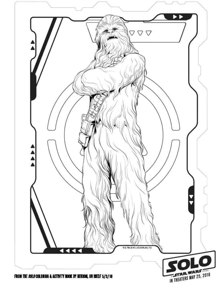 Han Solo Movie Coloring Pages - stlMotherhood