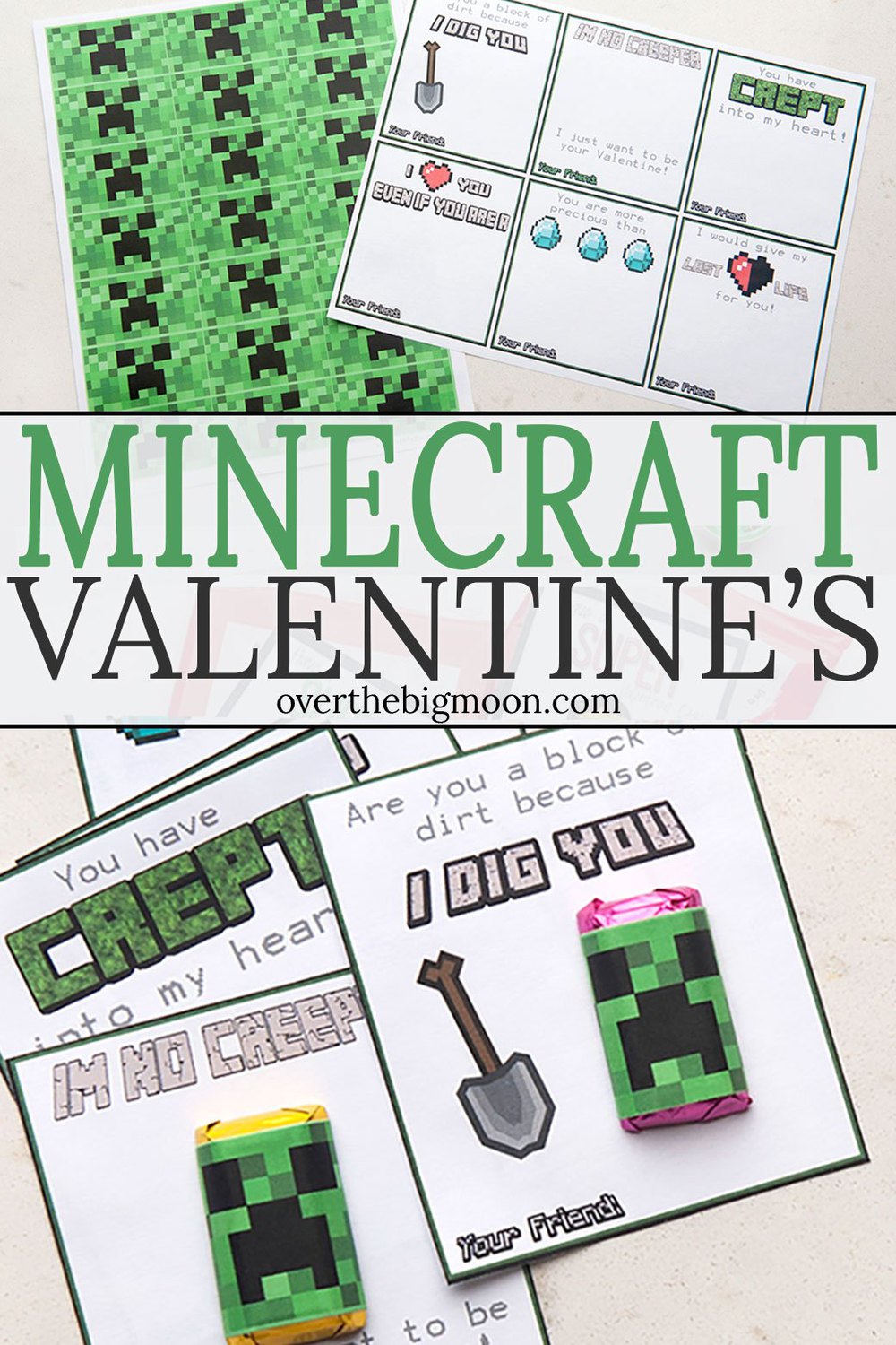 Make it a Minecraft Valentine's Day