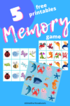 DIY Memory Game Cards for kids (free printable) - stlMotherhood