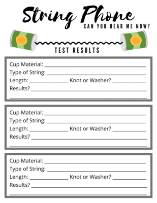 Tin Can & String Telephone: A Simple STEM Experiment - stlMotherhood