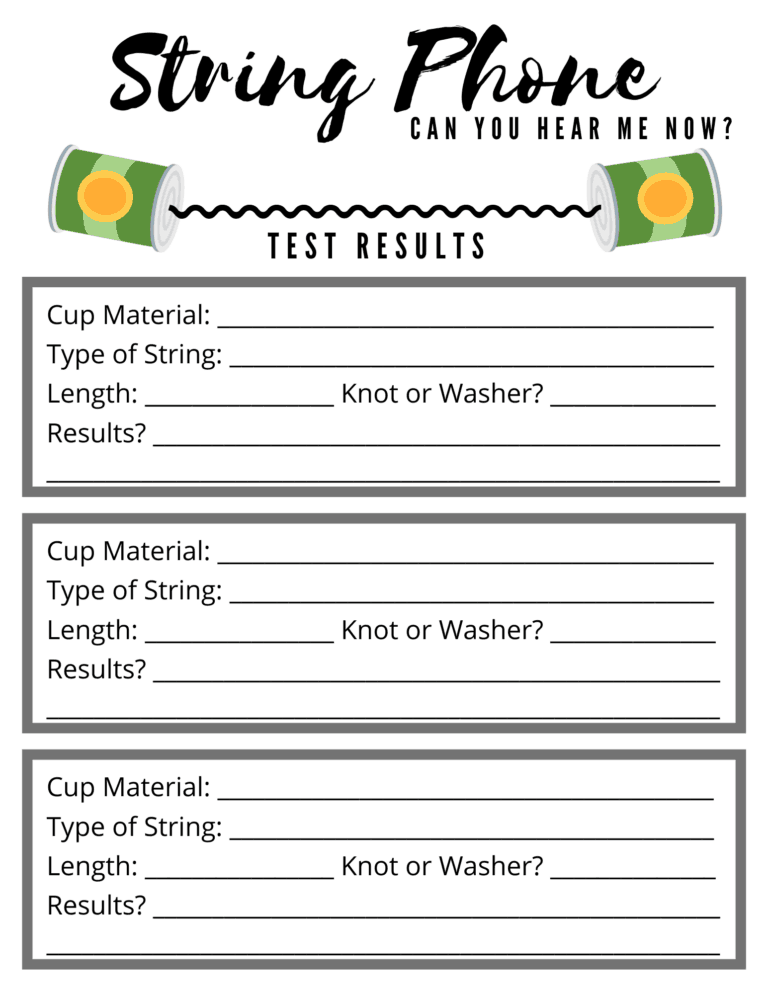 Tin Can & String Telephone: A Simple STEM Experiment - stlMotherhood