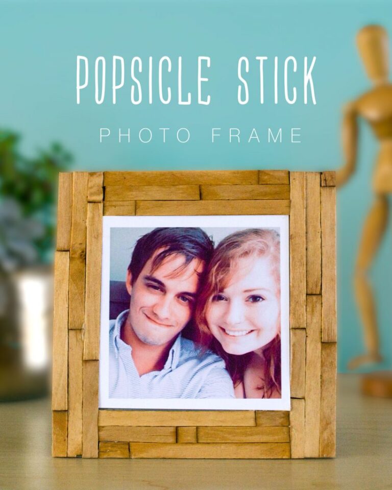 12 Creative Popsicle Stick Picture Frames - stlMotherhood