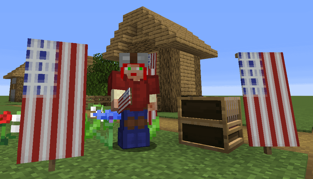 How To Make An American Flag Minecraft Banner StlMotherhood